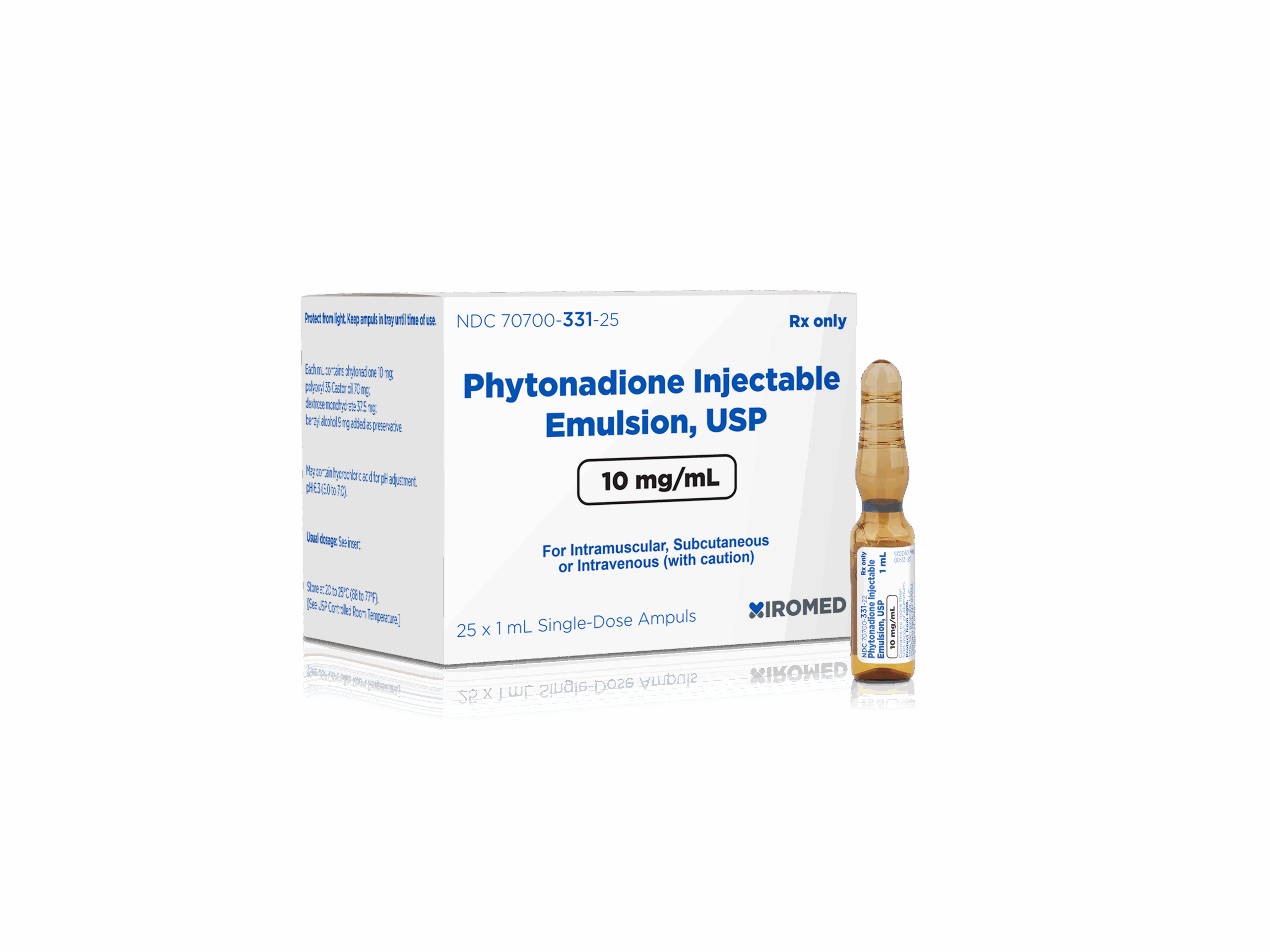 Xiromed LLC Announces Launch of Phytonadione Injectable Emulsion USP ...